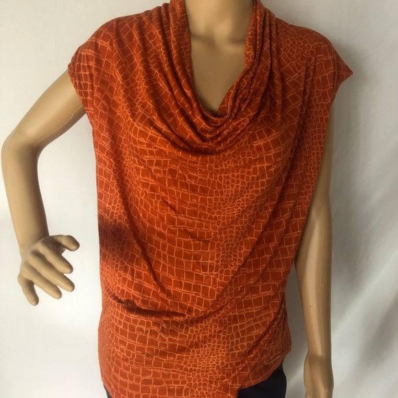 Michael Kors | Tops | Michael Michael Kors Top Sleeveless Cowl Neck Xl ...